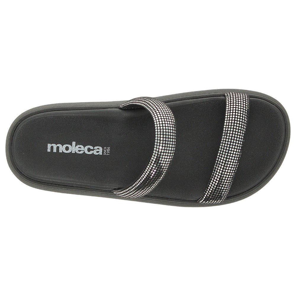 Sandália Papete Moleca 5507.101 Feminina - Preta Preto