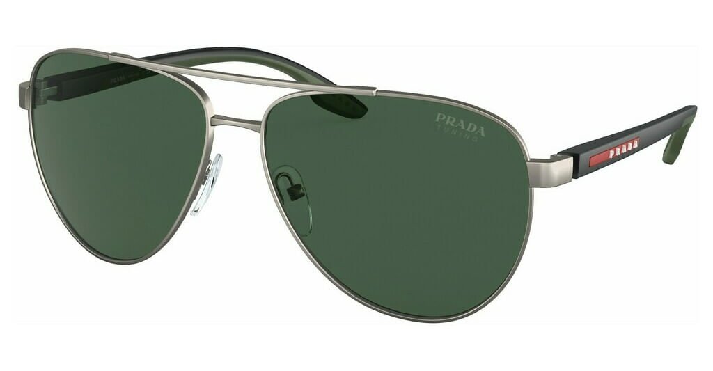 ÓCULOS DE SOL PRADA LINEA ROSSA 52YS/LR 7CQ06U Prata