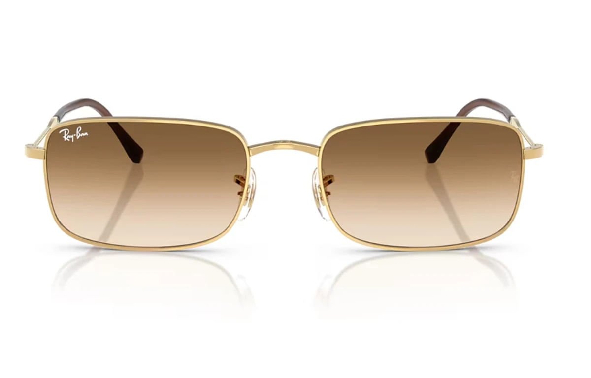 ÓCULOS DE SOL RAY-BAN 3746 001/51 Marrom/Dourado