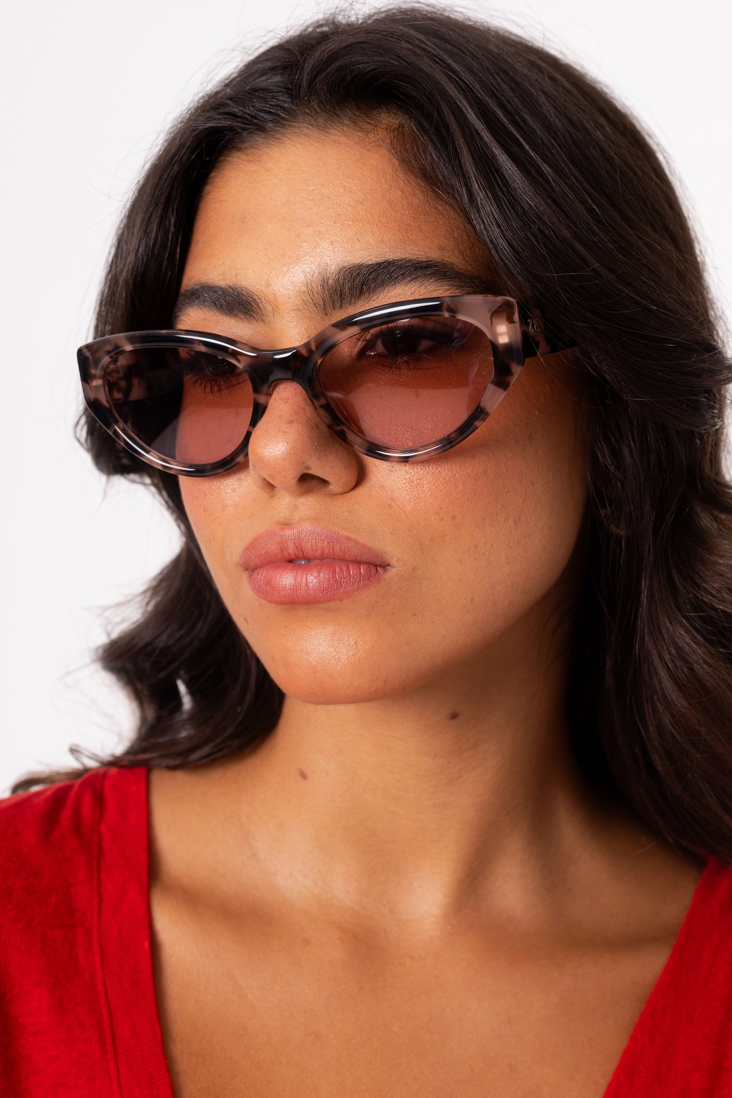 ÓCULOS DE SOL ZEV AURORA DEMI LT MAR Marrom