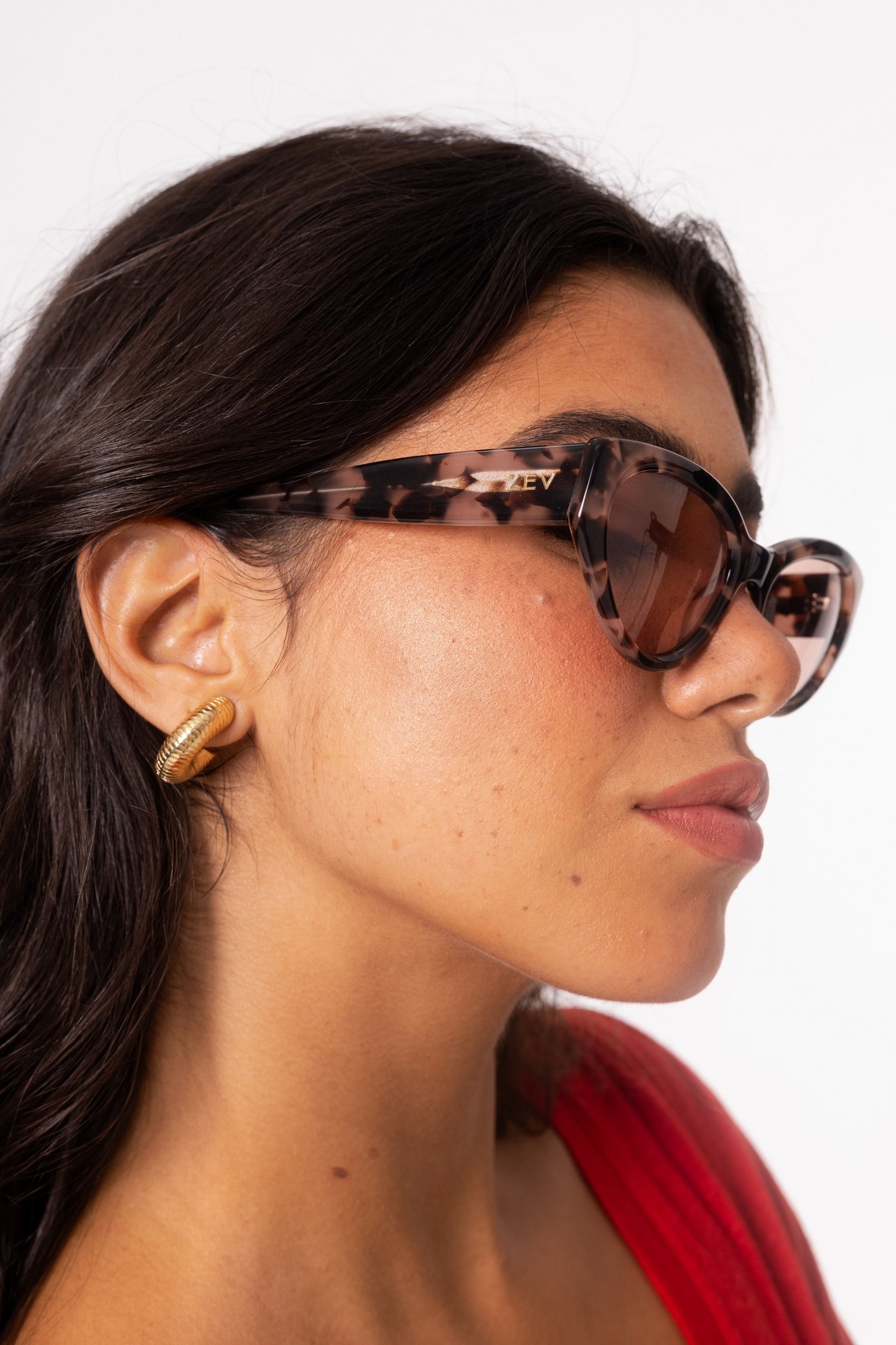 ÓCULOS DE SOL ZEV AURORA DEMI LT MAR Marrom