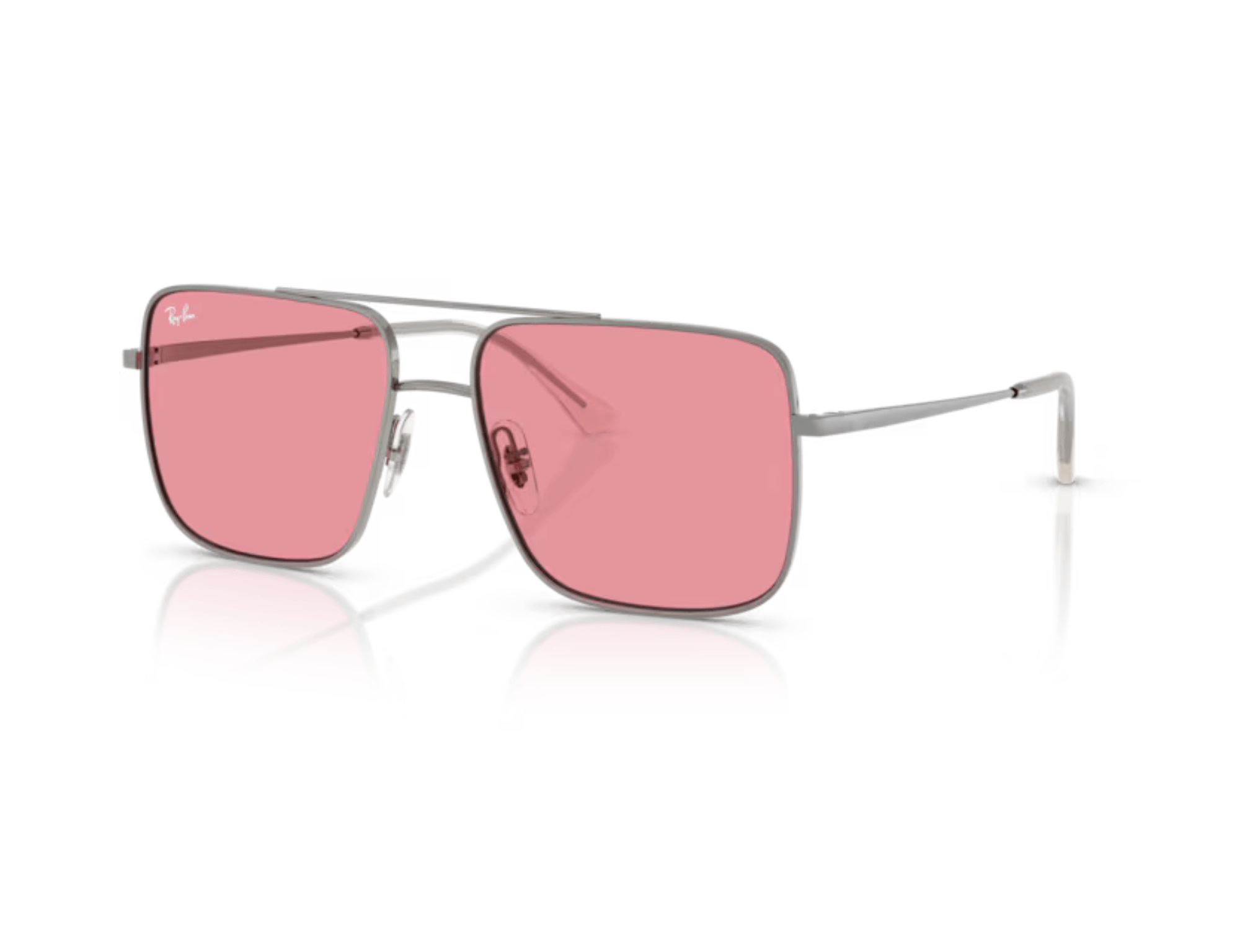 ÓCULOS DE SOL RAY-BAN ARI 3758 004/84 Cinza/Rosa