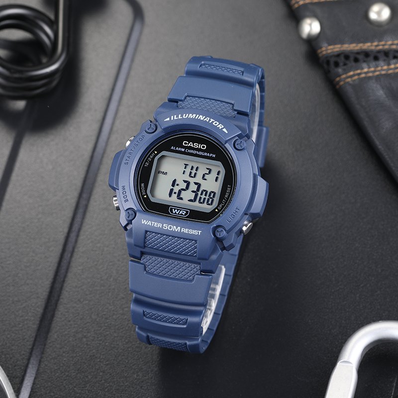 Relógio Casio Standard W-219H-2AV Azul Azul