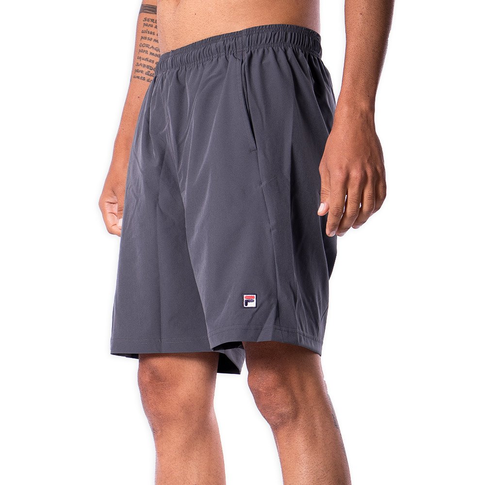 Bermuda Fila Player III 8" Grafite Cinza