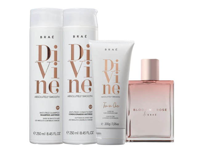Kit Brae Divine Ten in one Blooming Rose (4 Produtos) ÚNICO