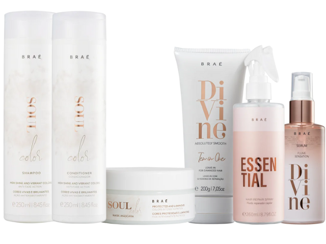 Kit Brae Soul Color Divine Ten in one Essential Repair (6 Produtos) ÚNICO