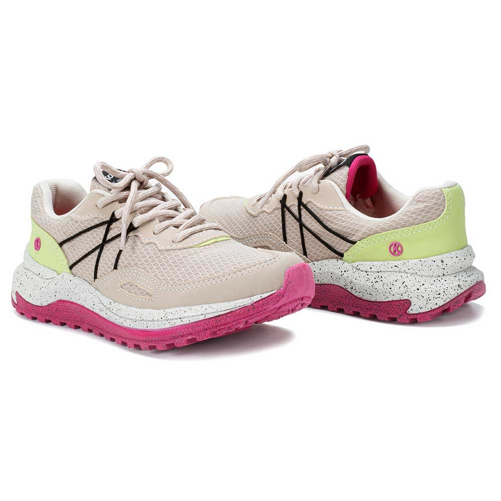Tênis Esportivo Feminino Lix Macchiato Magenta Preto Kolosh K8826-0002 ...