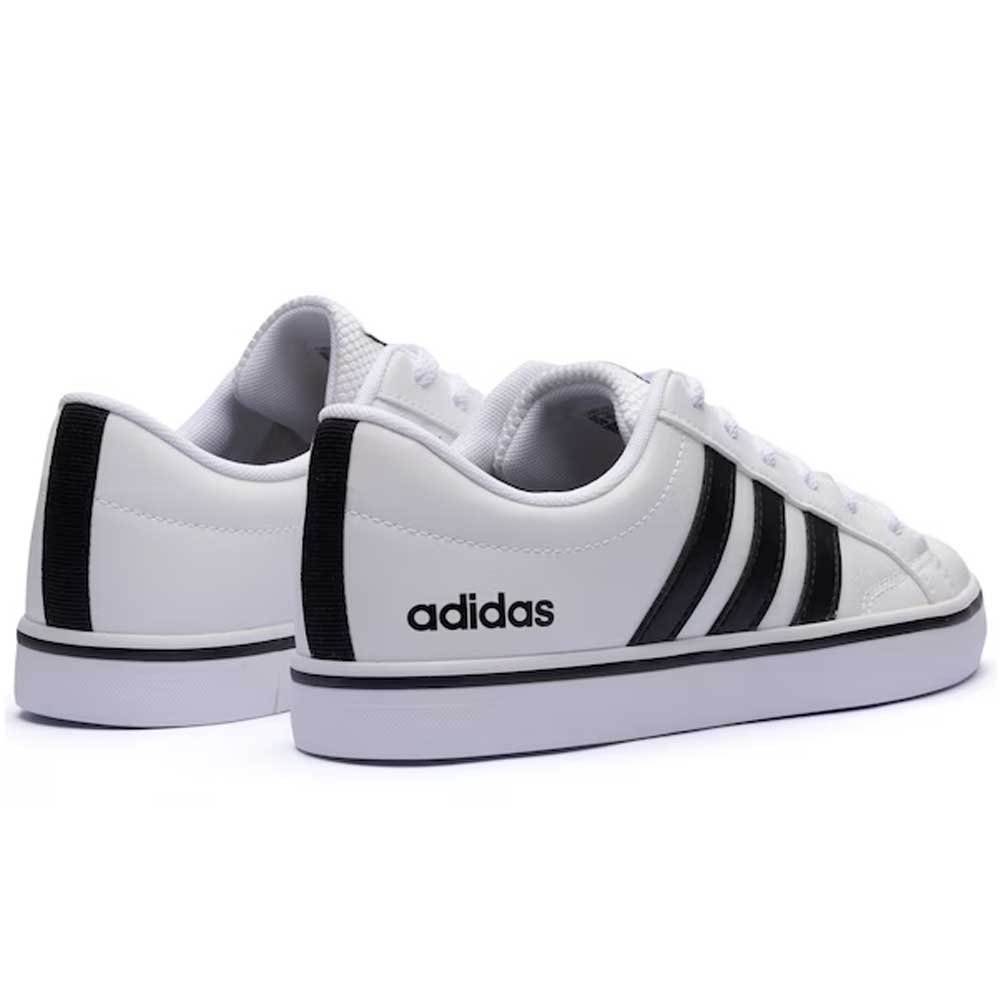 Tênis Masculino VS Pace 2.0 Branco Preto Azul Royal Adidas HP6010 Branco