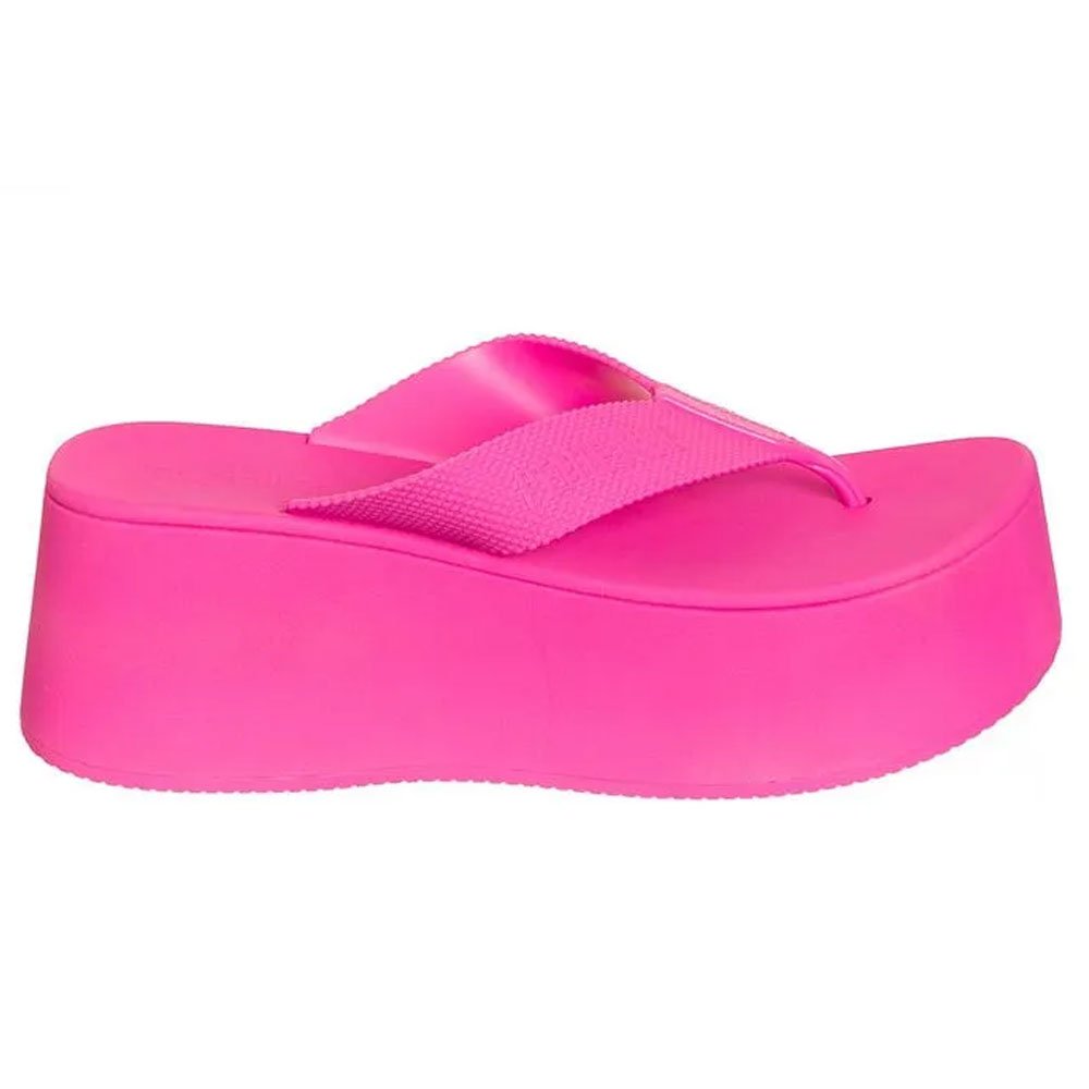 Chinelo Feminino Plataforma Plus Sweet Pink Petite Jolie PJ6947 Rosa