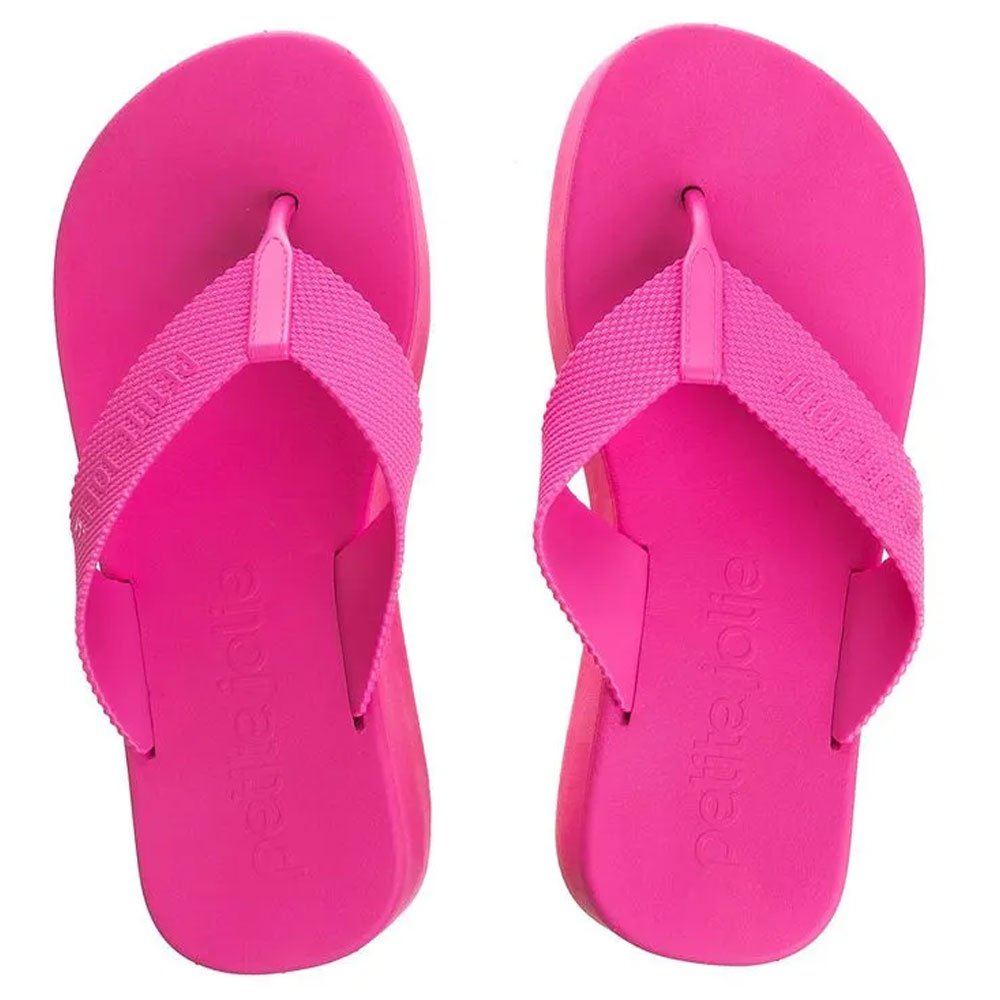 Chinelo Feminino Plataforma Plus Sweet Pink Petite Jolie PJ6947 Rosa