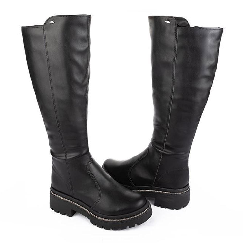 Bota Feminina Cano Longo Preto Dakota DA211-0001 Preto