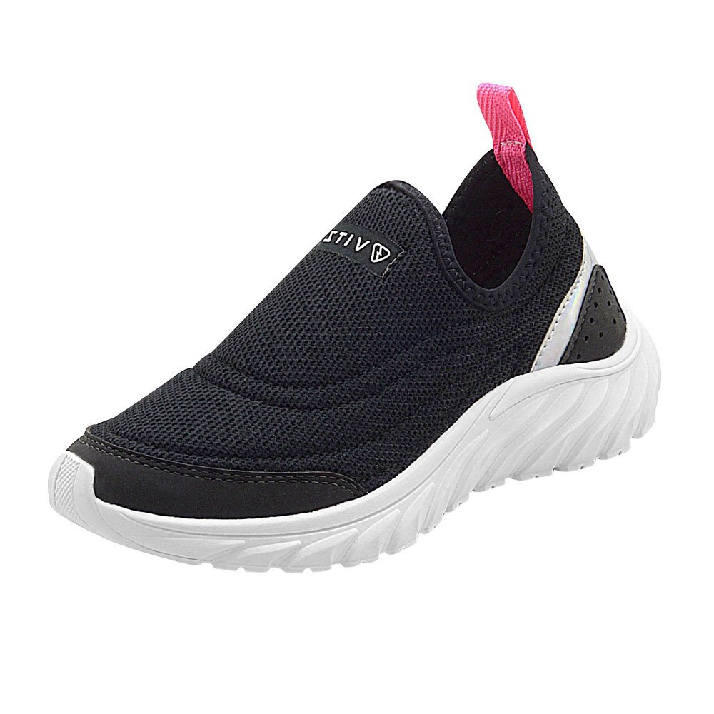 Tênis Infanto-juvenil Striker Preto Pink Vitz 310021-480 Preto