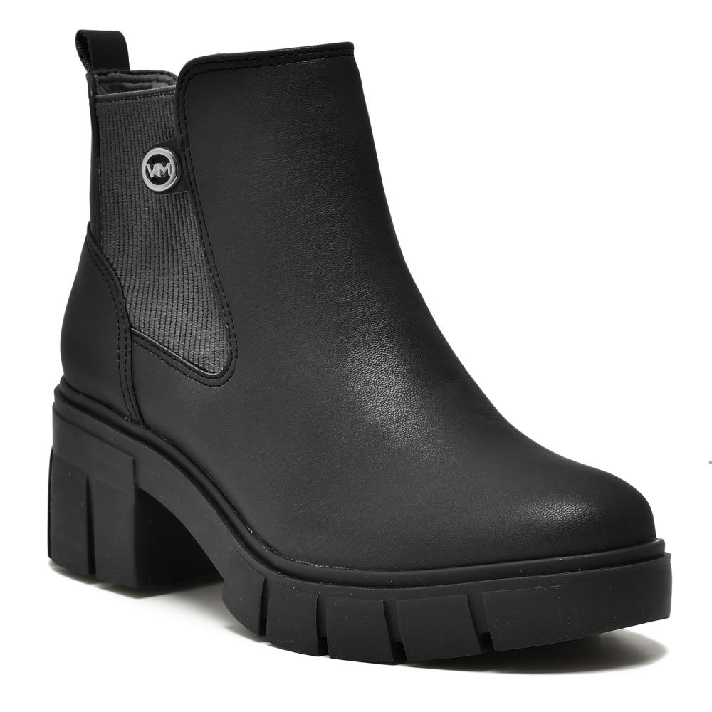 Bota Feminina Chelsea Tratorada Preto Via Marte 080-001-01 Preto