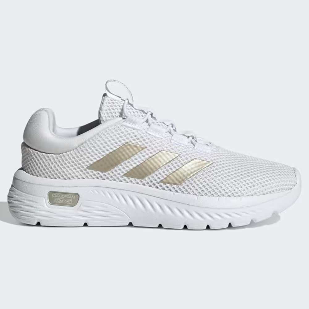 Tênis Esportivo Feminino Cloudfoam Comfy Branco Adidas IH3612 Branco