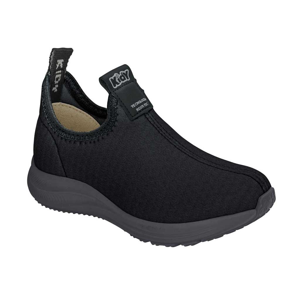 Tênis Infantil Esportivo Respitec Preto Kidy 438-0006-0007 Preto