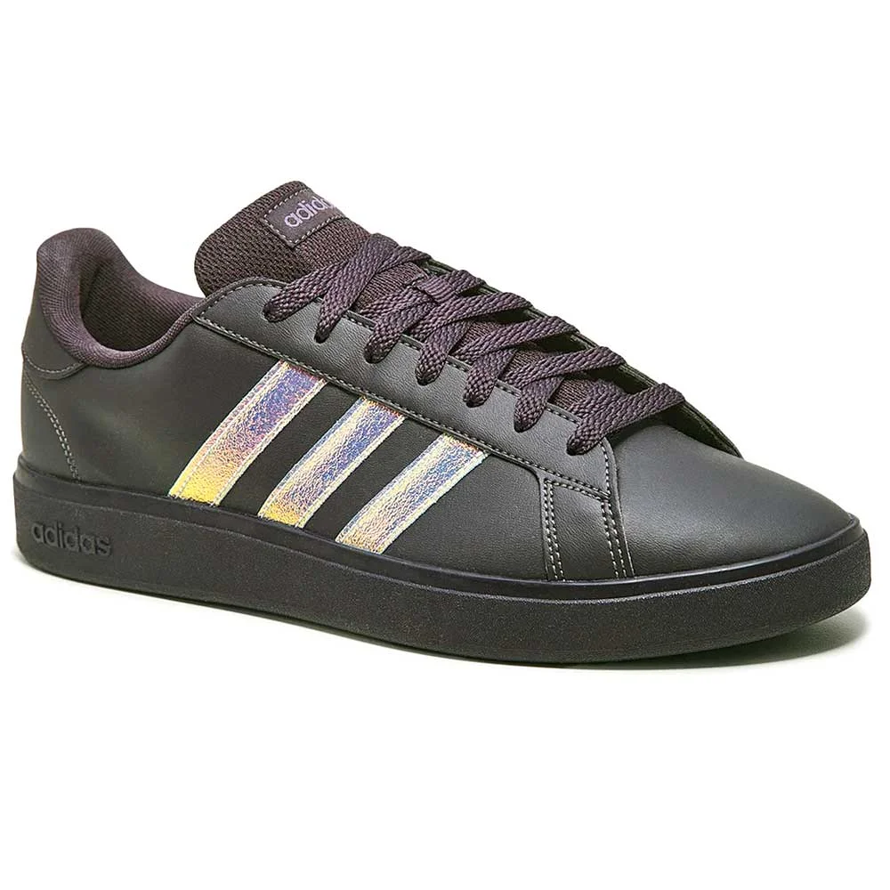 Tênis Feminino Grand Court Base 2.0 Preto Holo Adidas IV1970 Preto