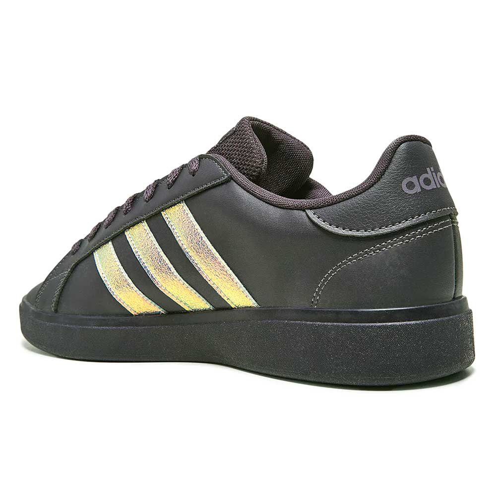 Tênis Feminino Grand Court Base 2.0 Preto Holo Adidas IV1970 Preto