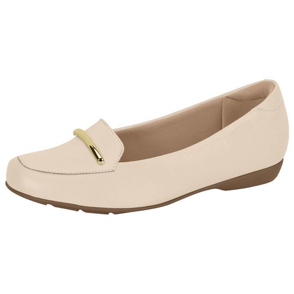 Mocassim Feminino Ultra Conforto Creme Modare 7016.484 Creme