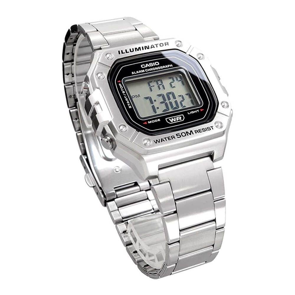Relógio Casio W-218HD-1AVDF. Prata