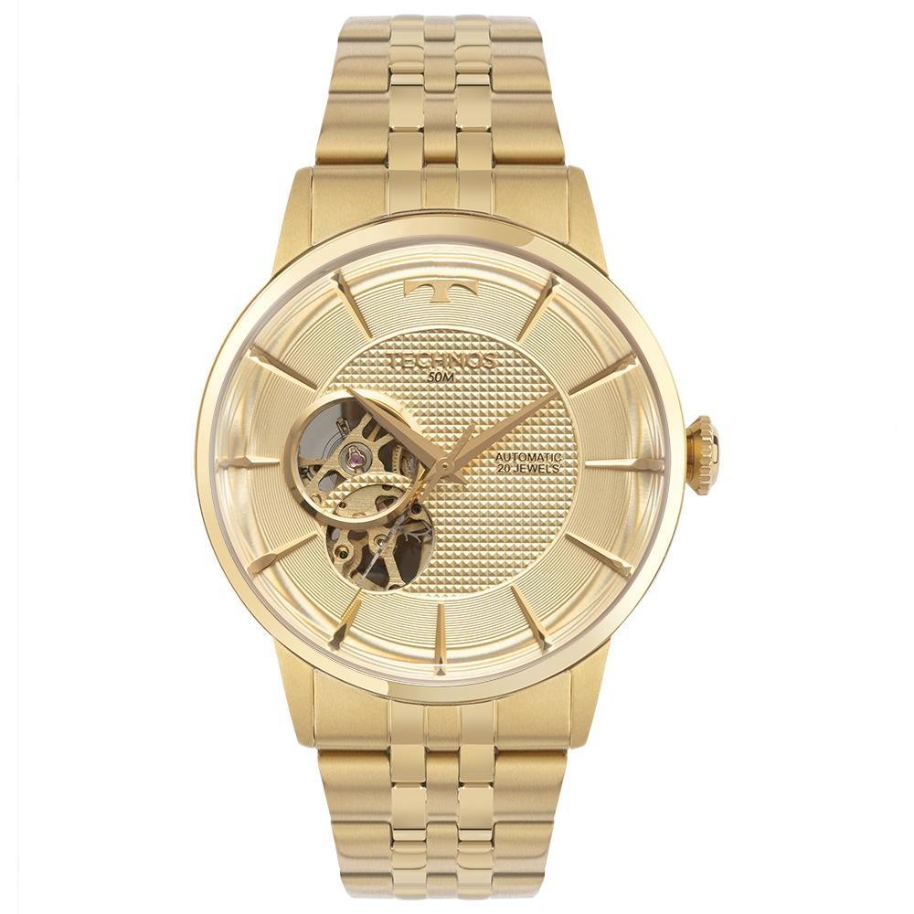 Relógio Technos Automático Masculino G3265AU/1X Dourado