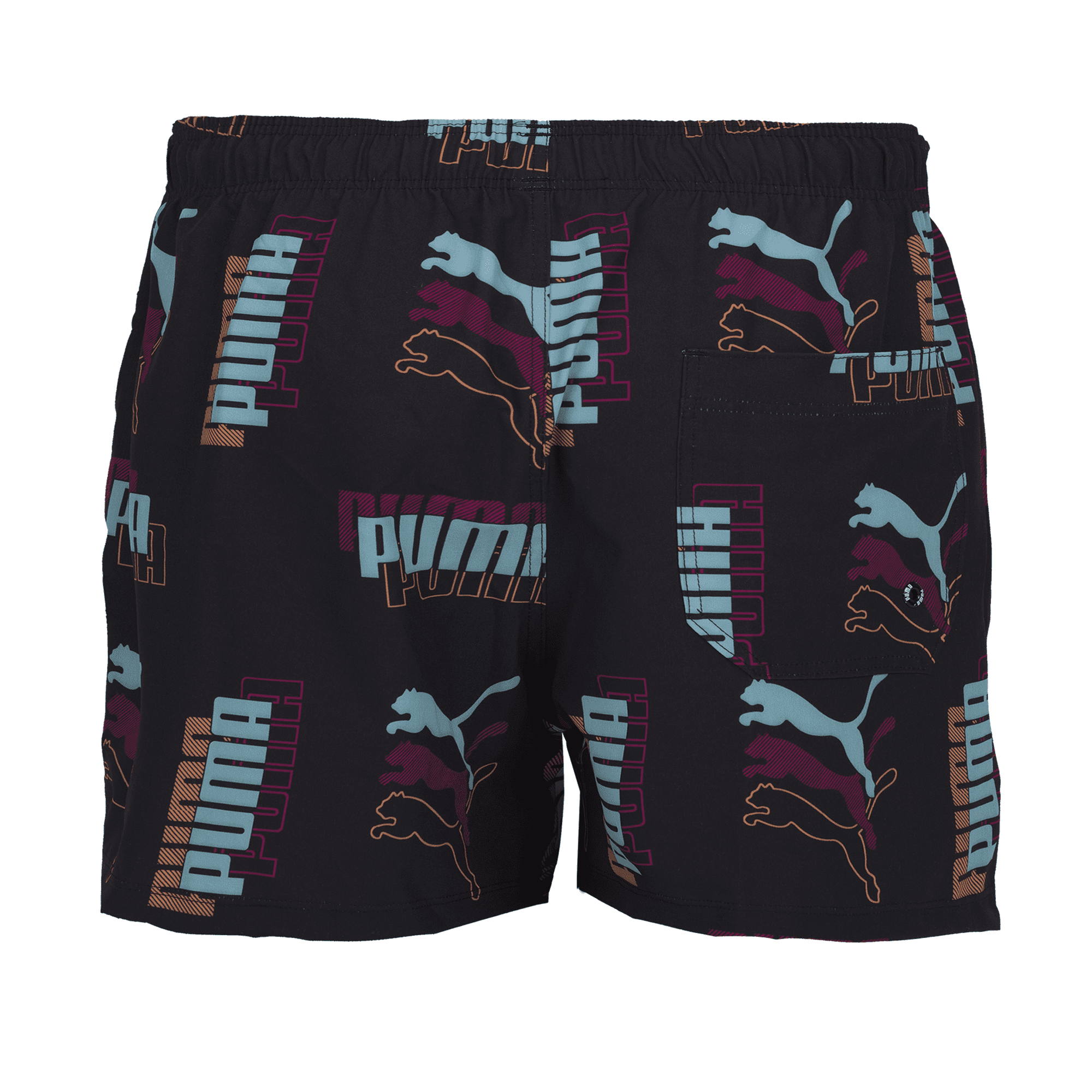 Shorts Puma Board Praia Masculino Curto Estampado 26068.001 Preto