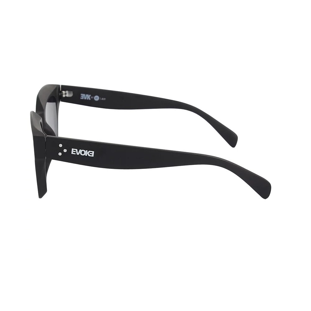 Oculos Solar Evoke Evk 41 A11 Preto Fosco Lente Cinza Degrade Preto