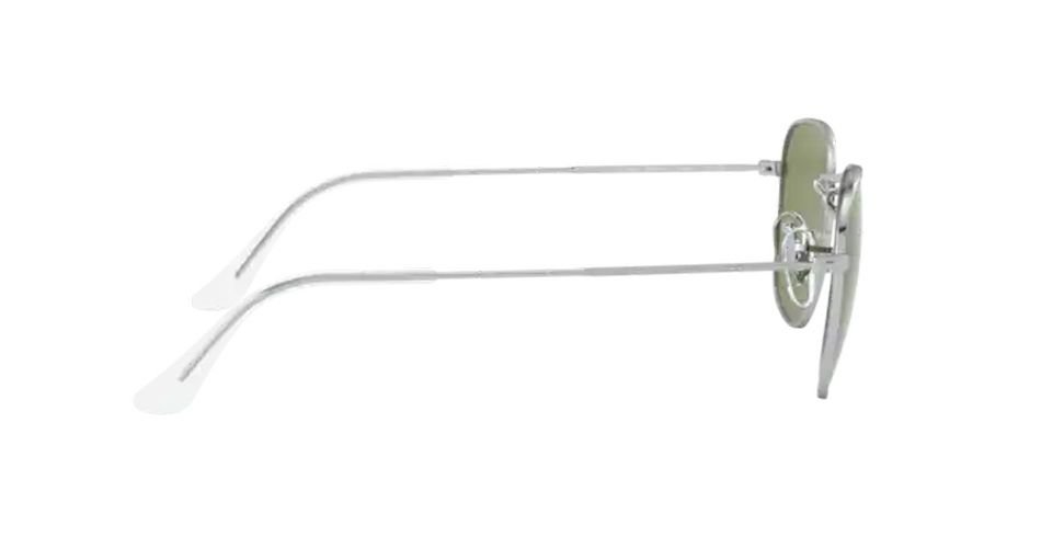Oculos Solar Ray Ban Frank Rb3857 91984e 51 Prata Lente Verde Claro Prata