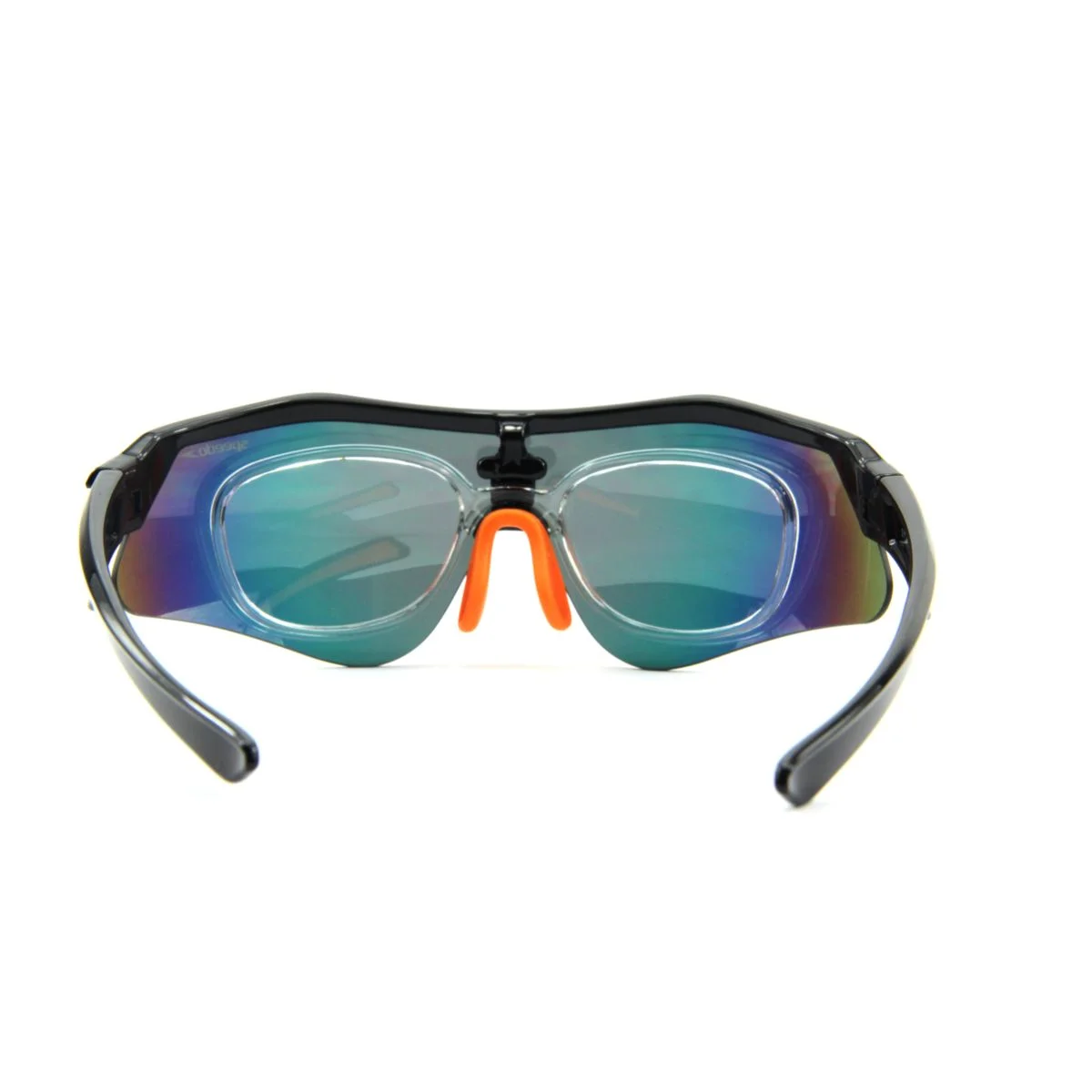 Oculos Solar Speedo Pro 4 A02 Preto Brilho Lente Vermelho Espelhada Multicores