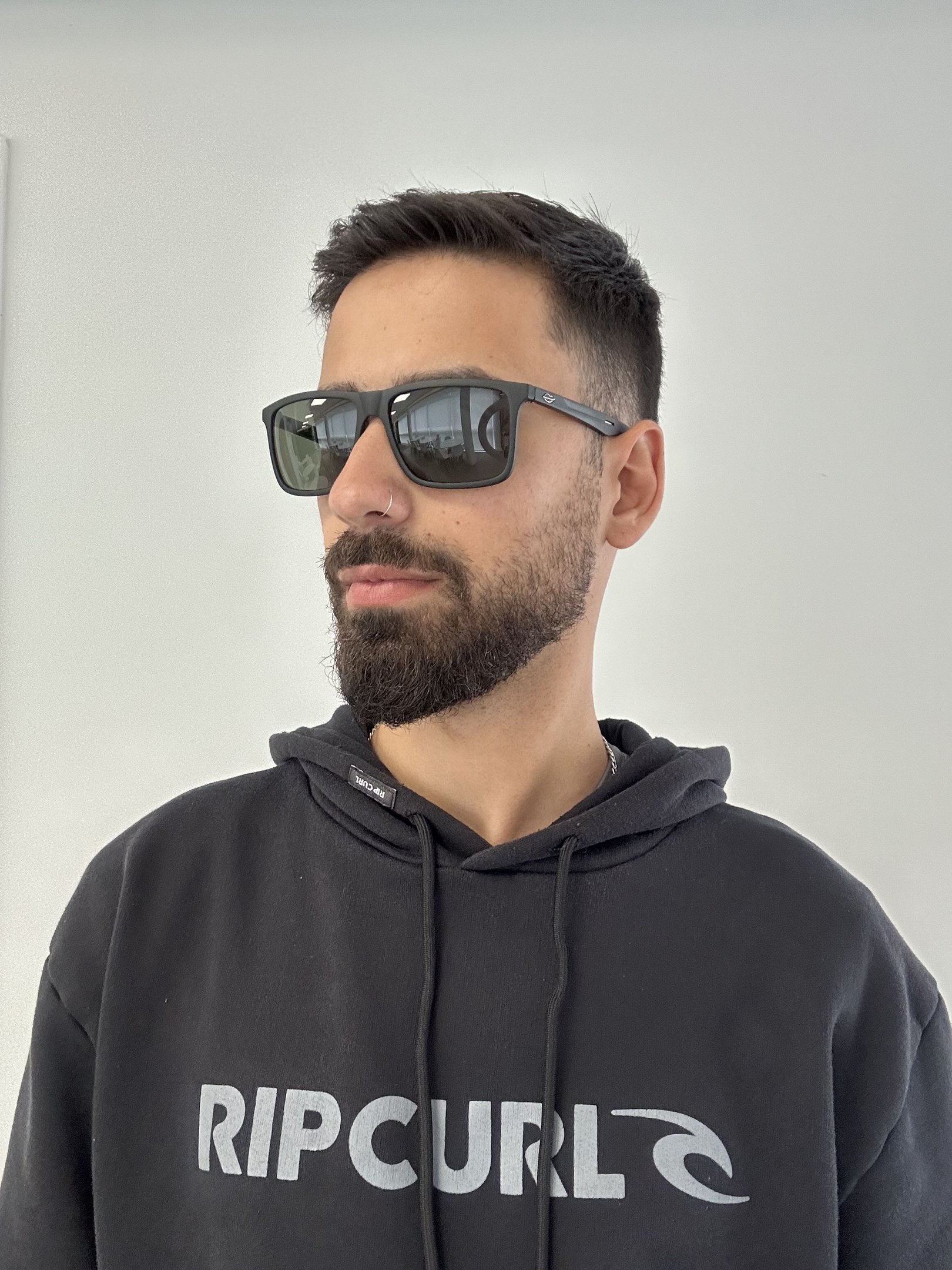 Oculos Solar Mormaii Kona Magnetic M0182a1471 Preto Fosco Lente Verde Preto