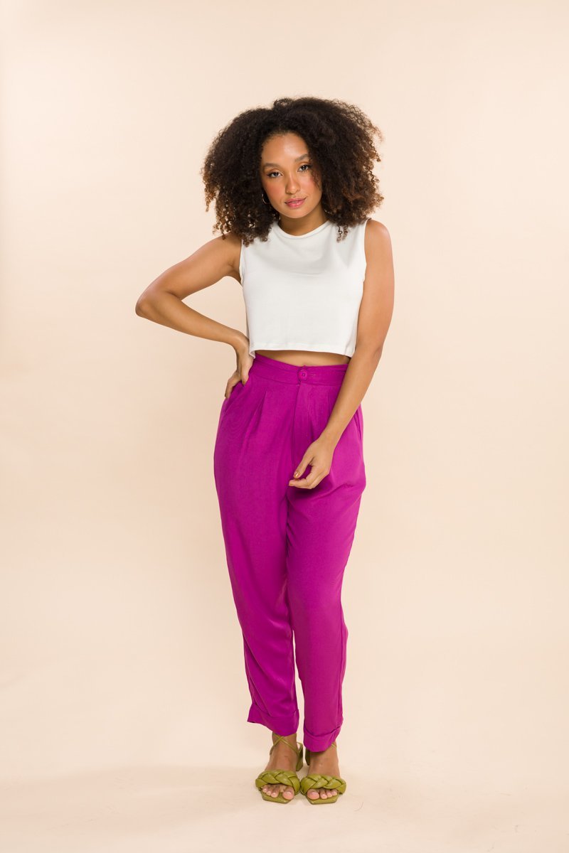 Cropped Off-White Rossy Branco