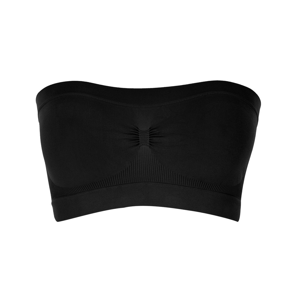 Kit com 3 Sutiãs Corpete Bustier Sem Alça Loba Firma os Seios Lupo Preto