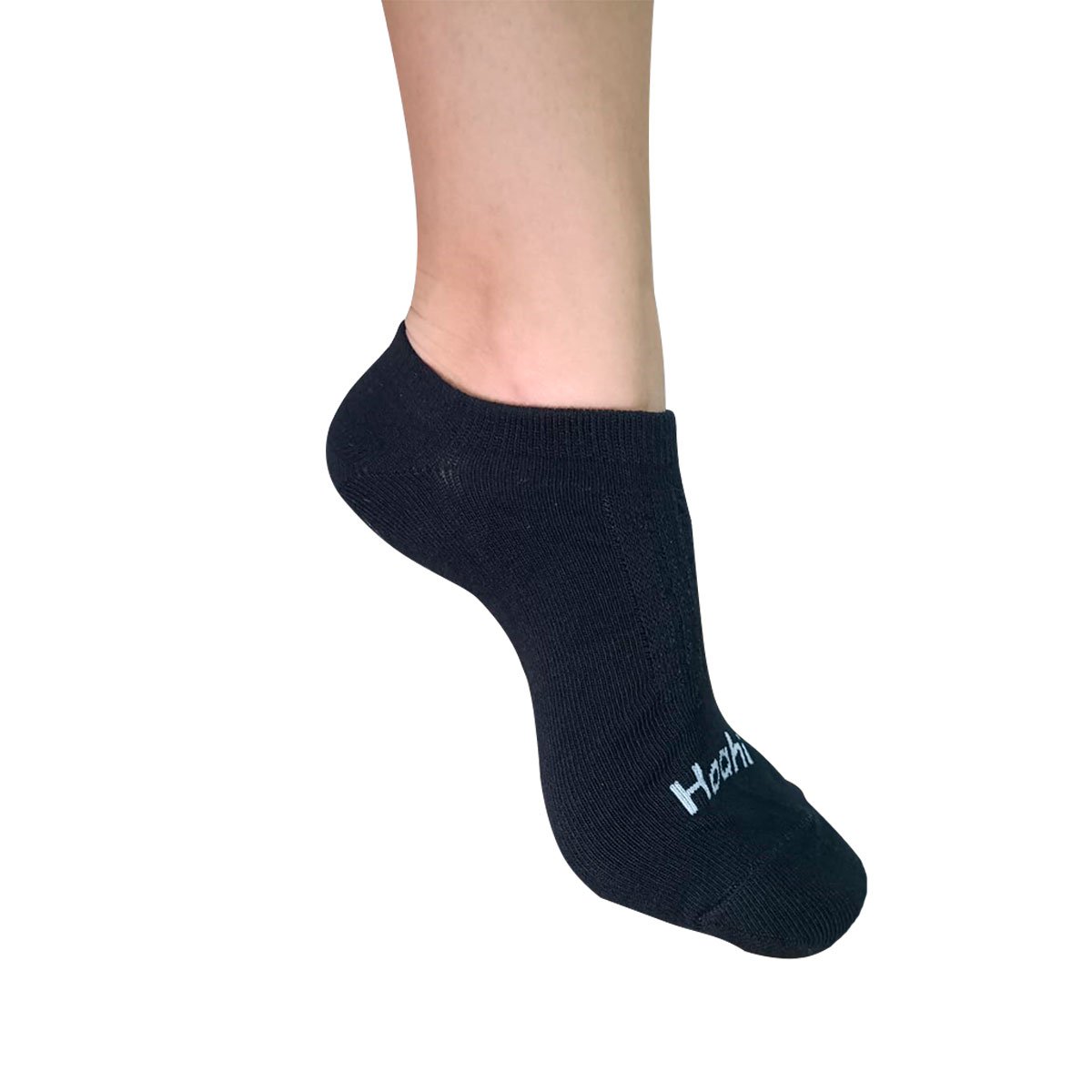 Kit Com 3 Pares de Meias Invisível Day By Day Poliéster Hoahi Preto