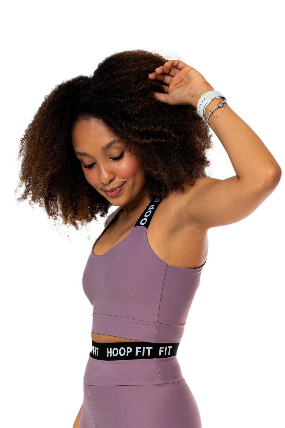 Top Esportivo Academia Hoopfit Cross Roxo