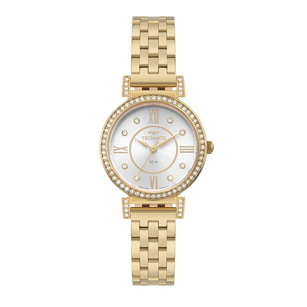 Relógio Technos Feminino Ref: 2035nca/1k Boutique Dourado Dourado