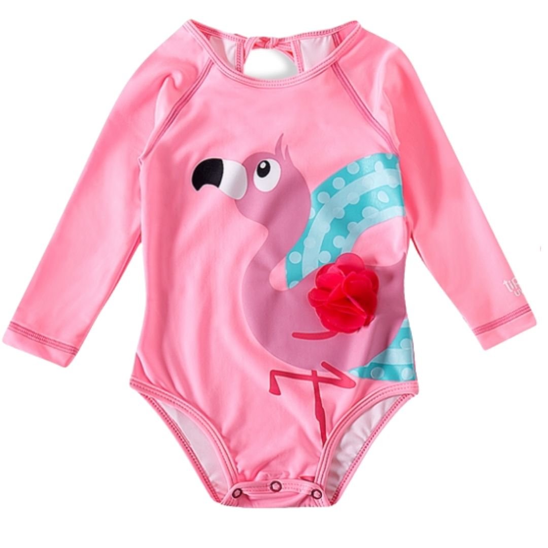 Maio Infantil Menina Praia Kids Tip Top Flamingo Rosa