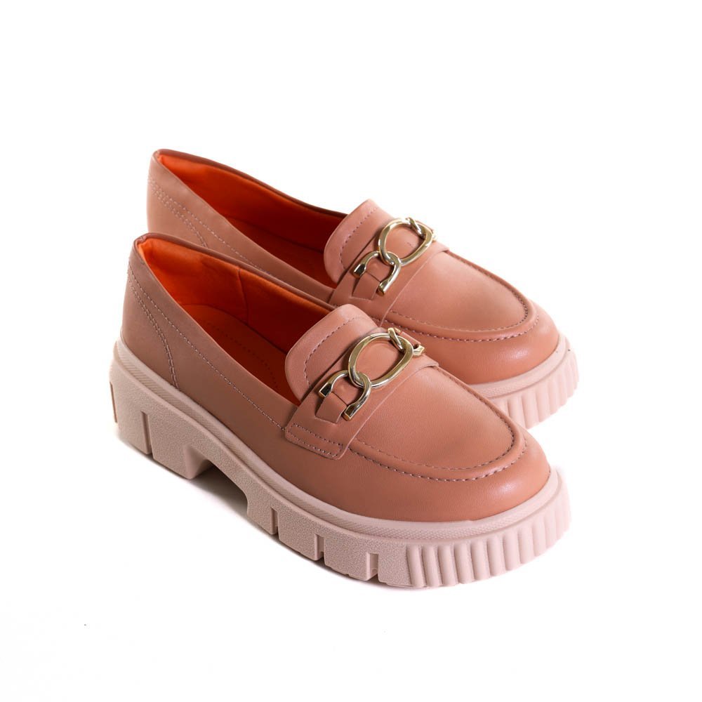 Mocassim Feminino Comfortflex Tratorado 2393302 Bege