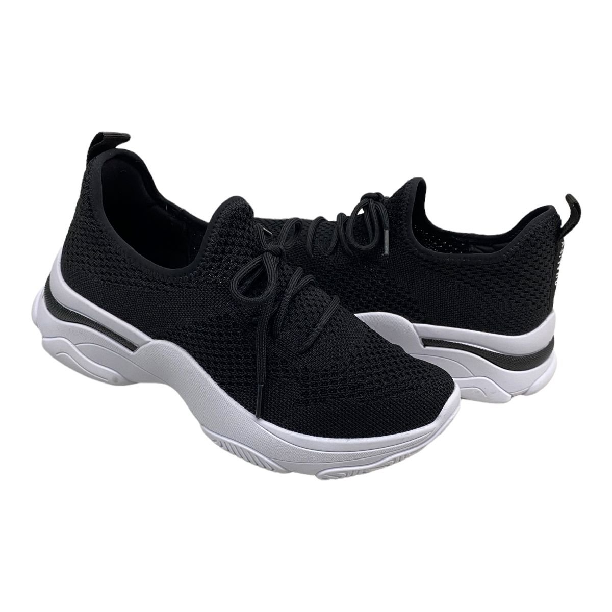 Tênis Ramarim 2274232 Chunky Sneaker Flatform Tratorado Feminino Preto