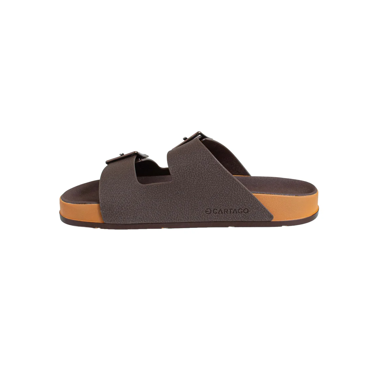 Chinelo Slide Cartago Milão Plus Masculino Marrom