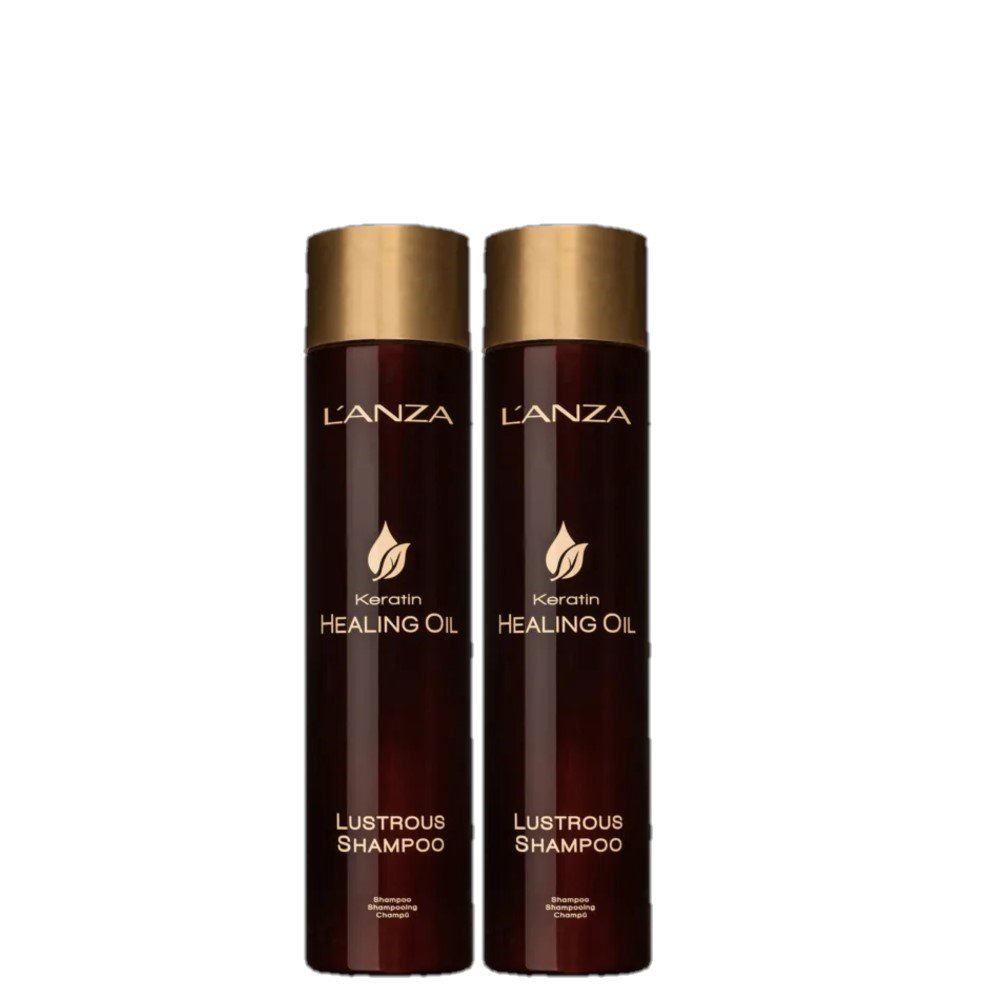 Kit LAnza Keratin Healing Oil Shampoo sem Sal 300ml (2 Unidades)