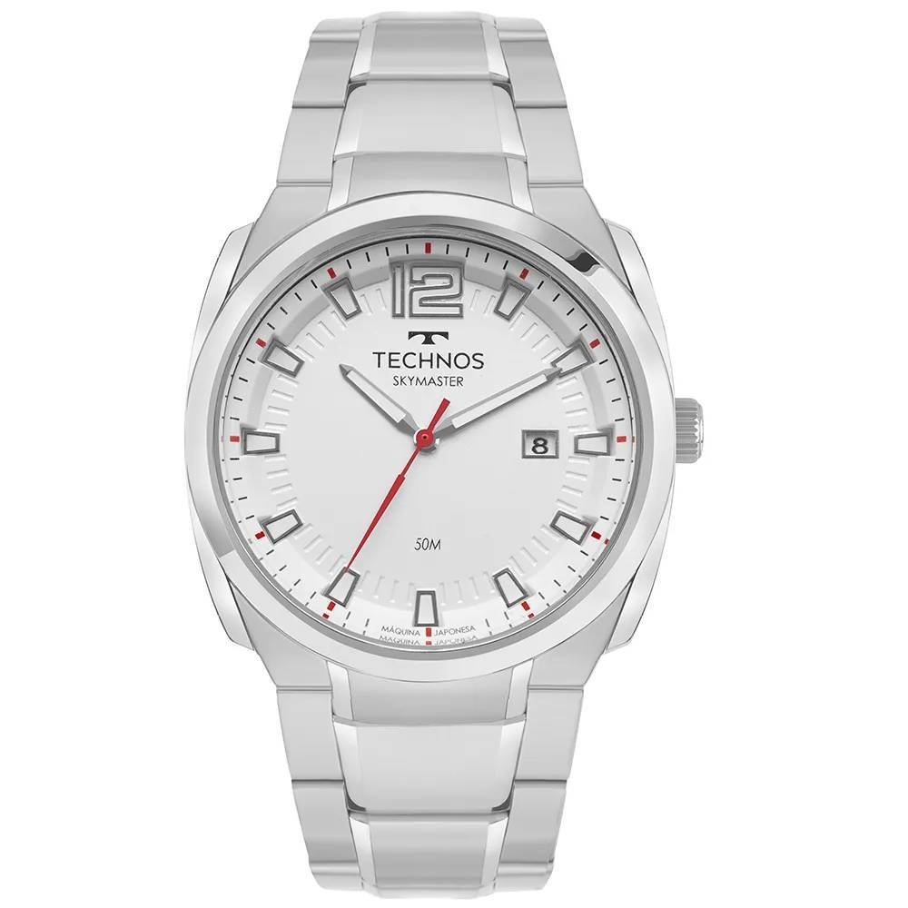 Relógio Masculino Technos Skymaster 2315LBI/1B Prata