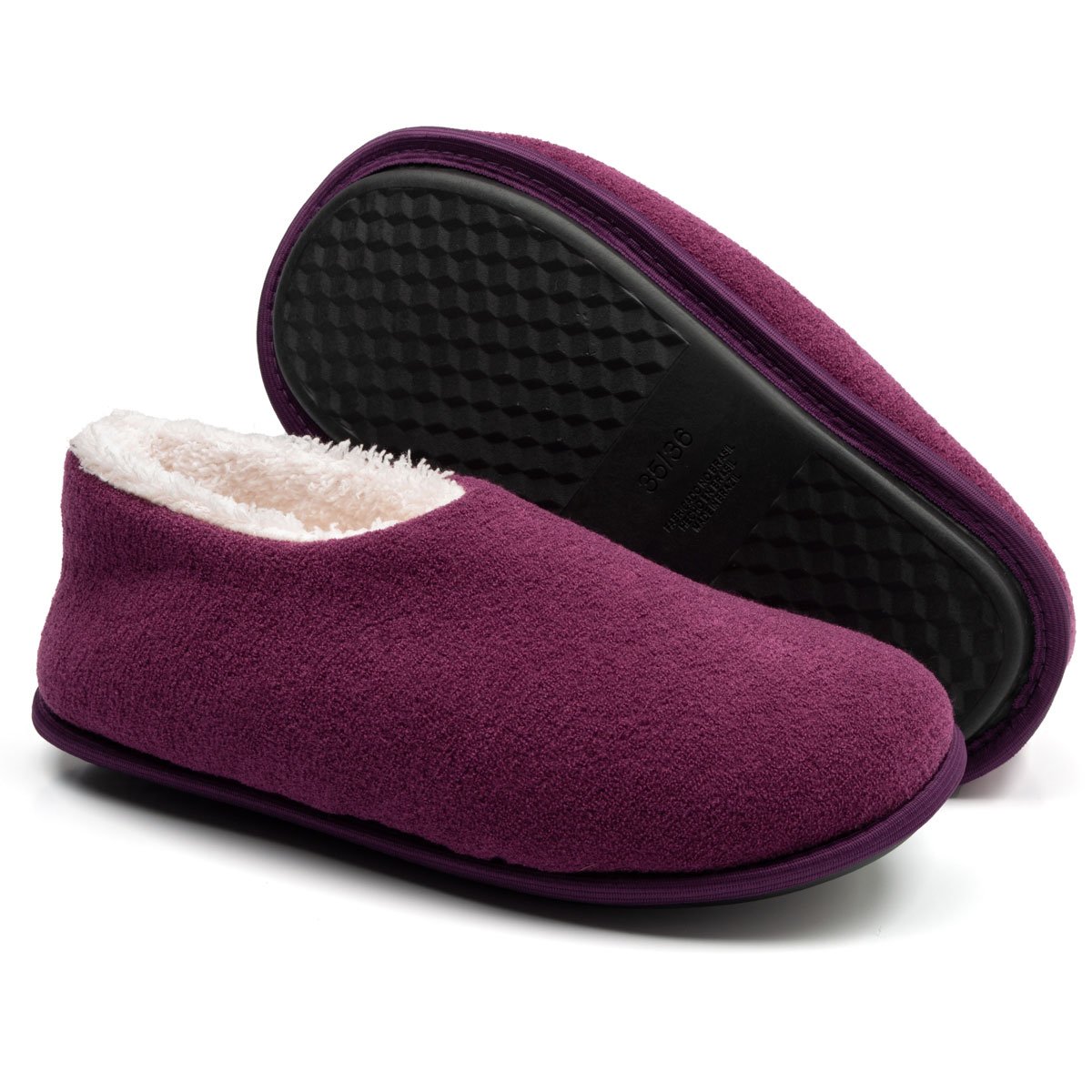 Pantufa Unissex Sapatilha Ante Derrapante Forração de Pelo 100% ...