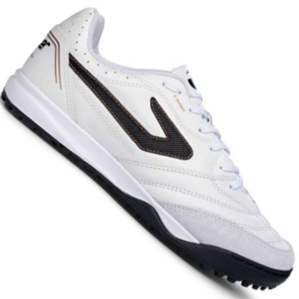 Chuteira Society Topper Maestro Pro Iv Masculina Branco