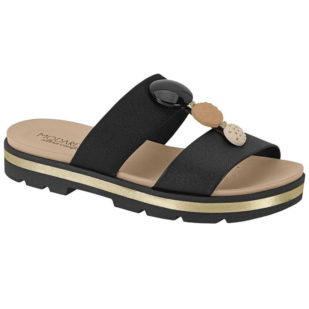 Chinelo Modare 7132.138 Feminino Preto