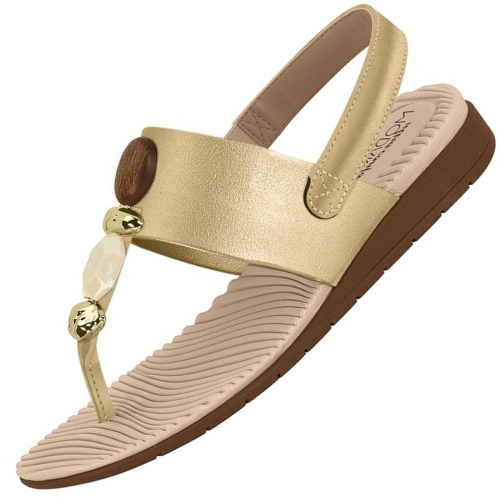 Sandalia Modare 7113.357 Feminina Dourado