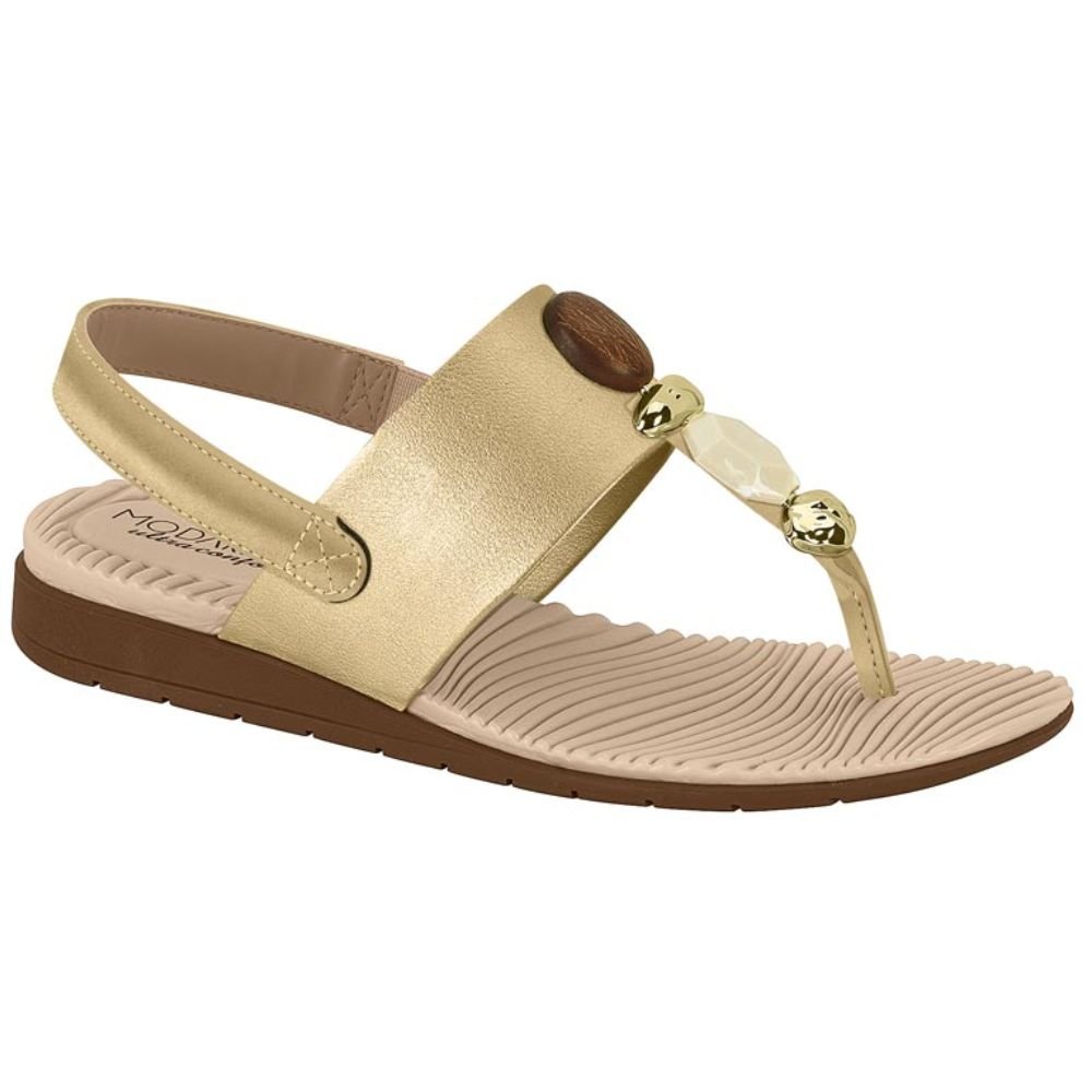Sandalia Modare 7113.357 Feminina Dourado
