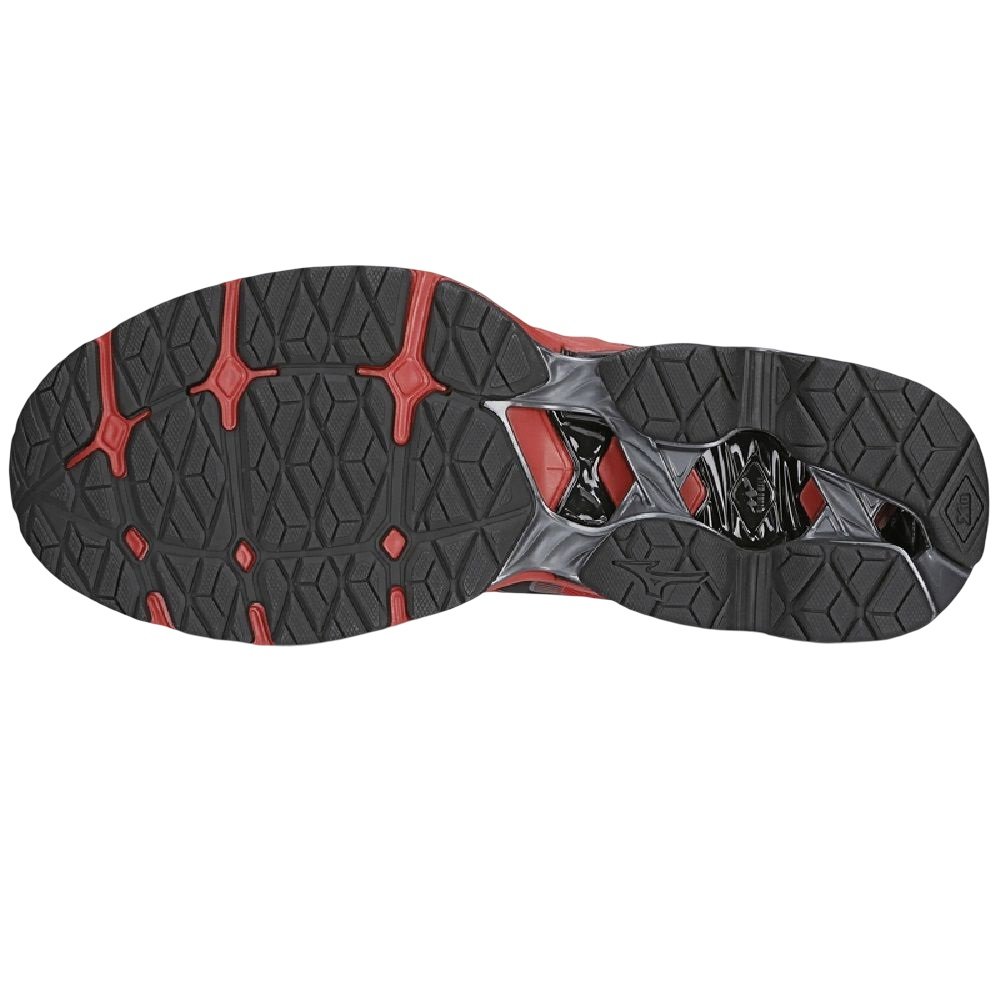 Tênis Mizuno Wave Invictus 3 Masculino - Vermelho e Preto Vermelho
