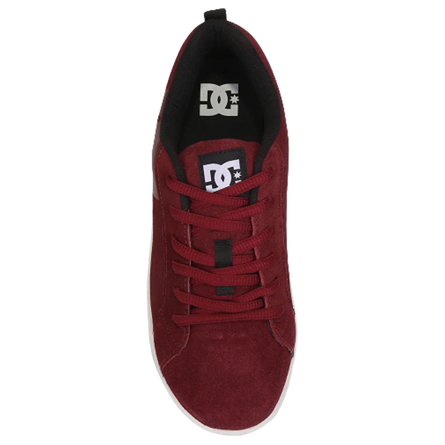 Tênis Dc Shoes Court Graffik Le Masculino - Vinho e Branco Vermelho