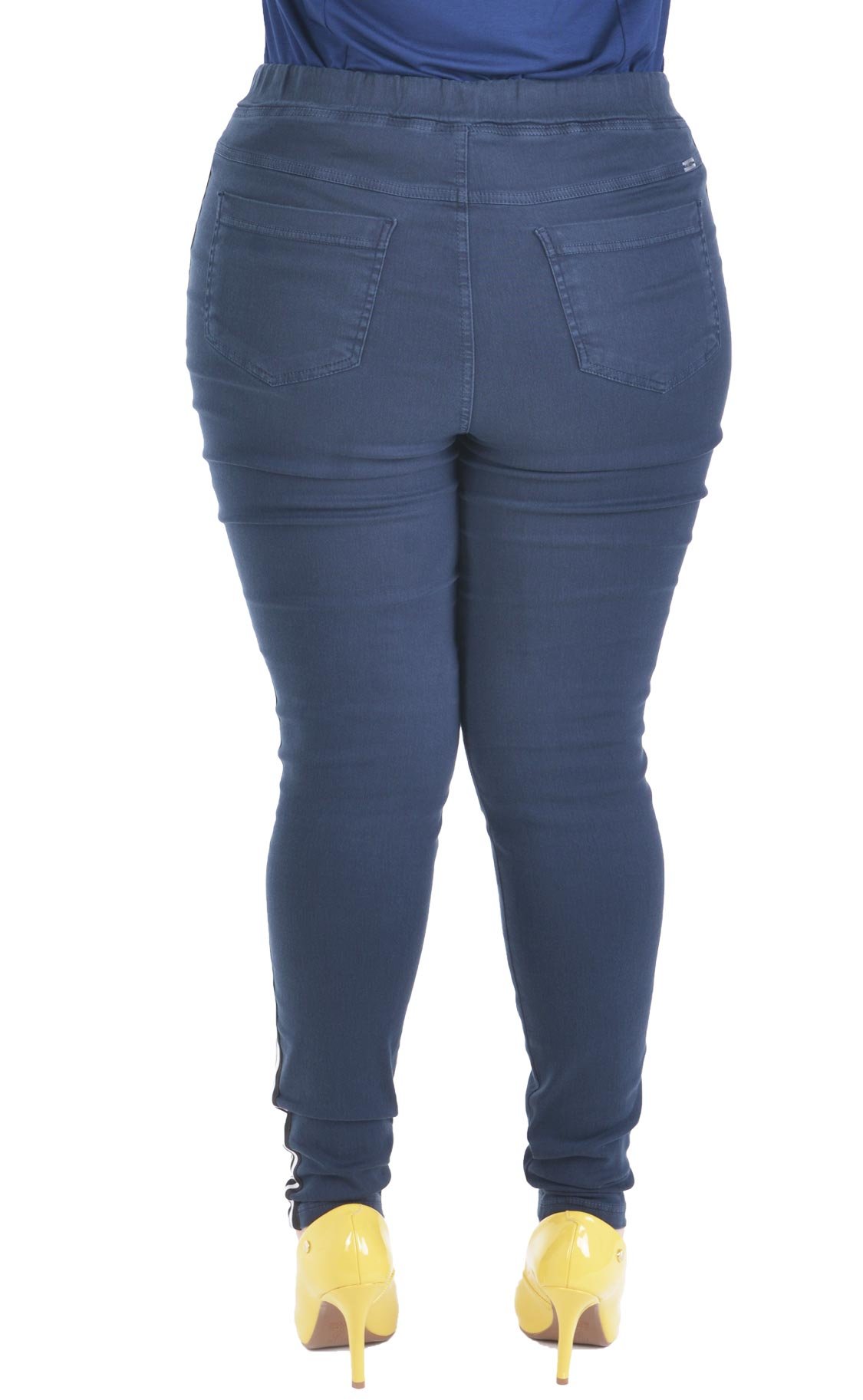 Calça Plus Size Oil Azul