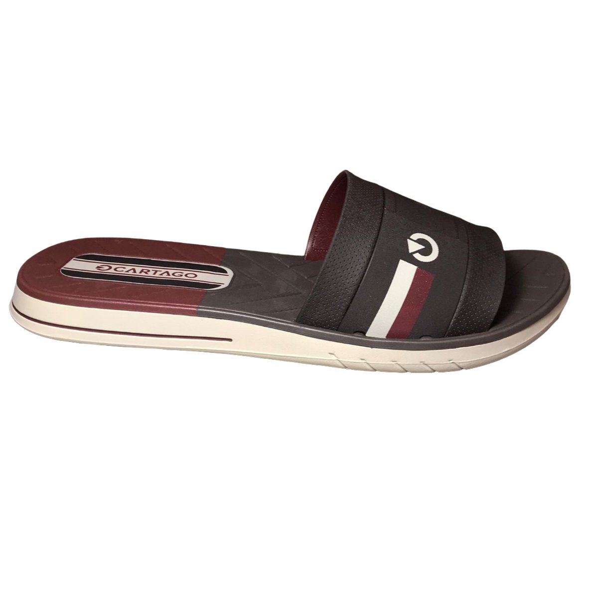 Chinelo Slide Masculino Gaspea Ultra Conforto Cartago 11334 Marrom