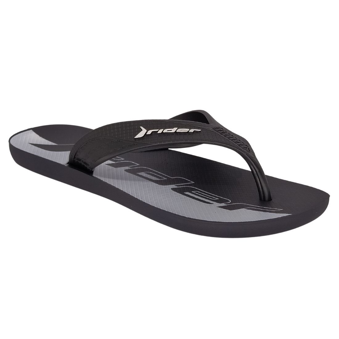 Chinelo Masculino Rider Way Logomania de Dedo Preto